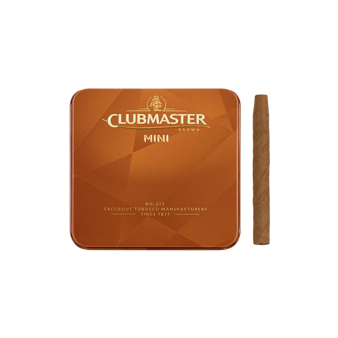 Clubmaster - Mini Brown Cigarillo 20 stick tin - Tobacco Lifestyle ...