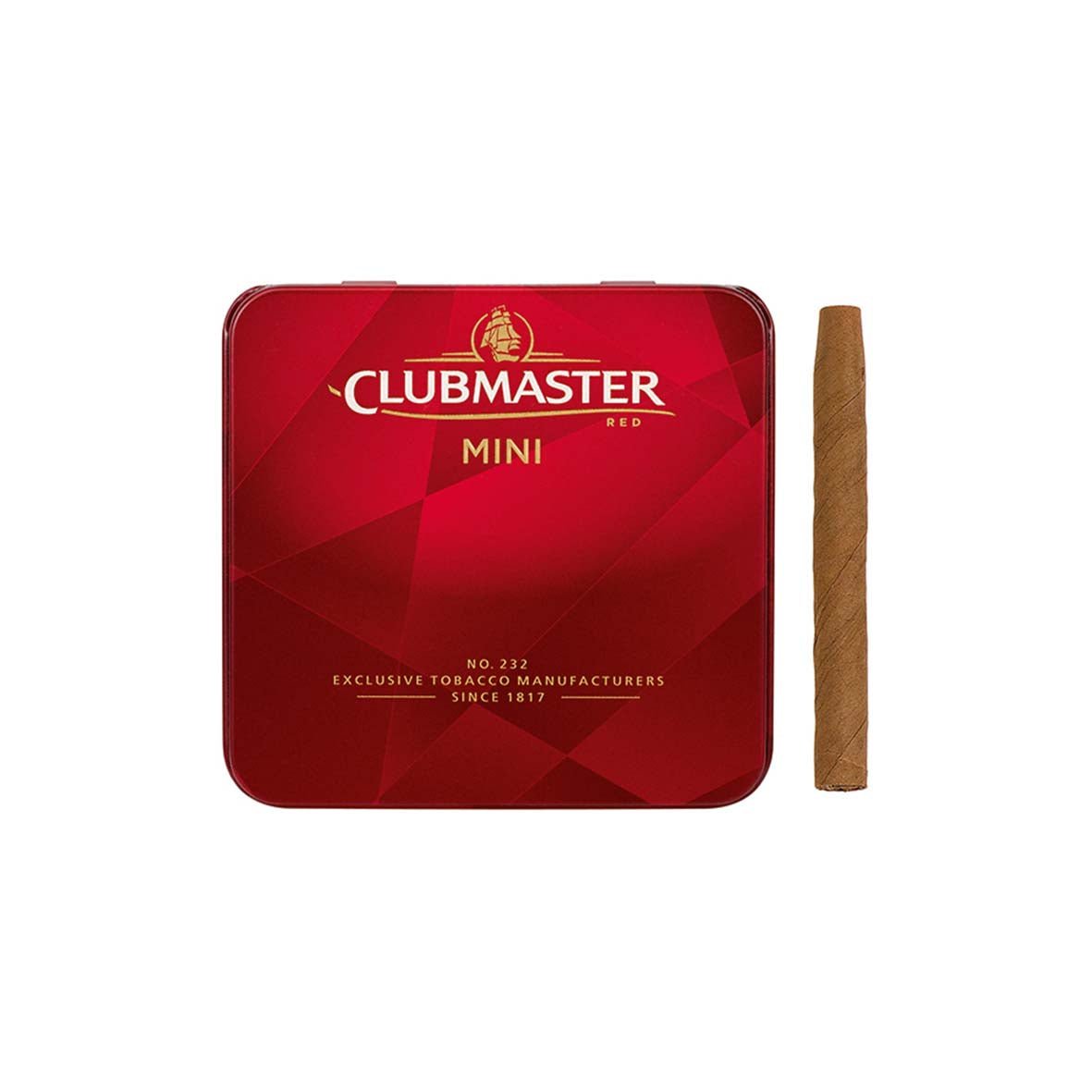 Clubmaster - Mini Red Cigarillo 20 stick tin - Tobacco Lifestyle, Lucky ...