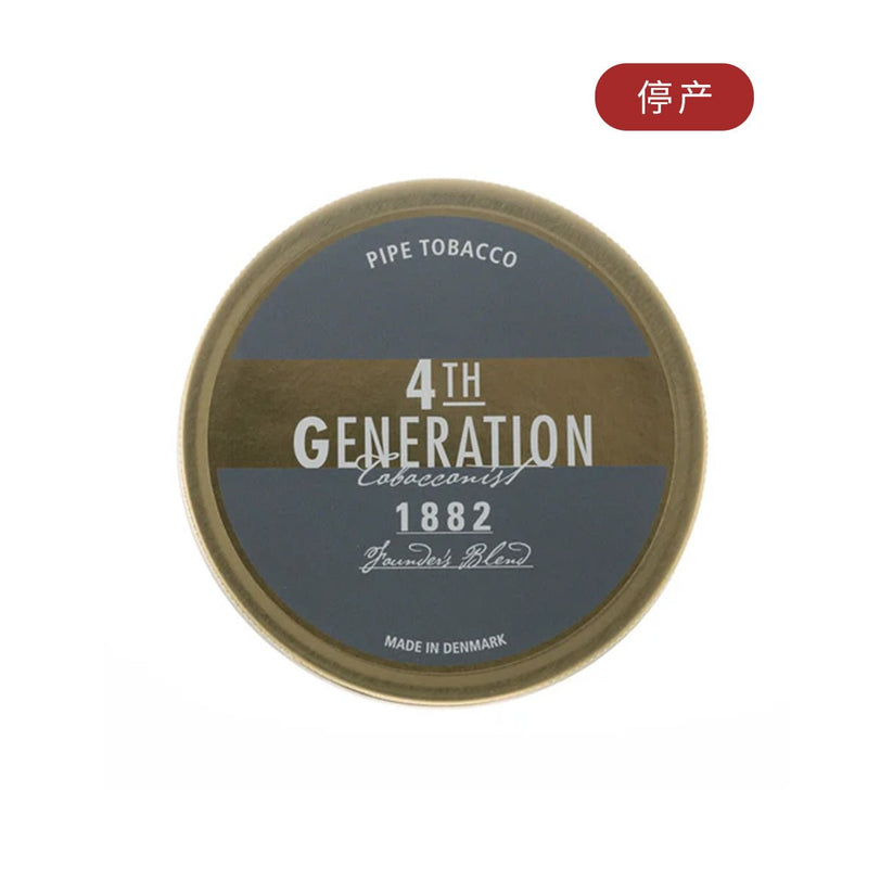 4th Generation - 1882 Founders Blend tin of 40 gram - Tobacco Lifestyle ...
