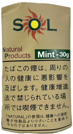 SOL - Natural Mint 30 gram - Tobacco Lifestyle, Lucky Time Enterprises ...